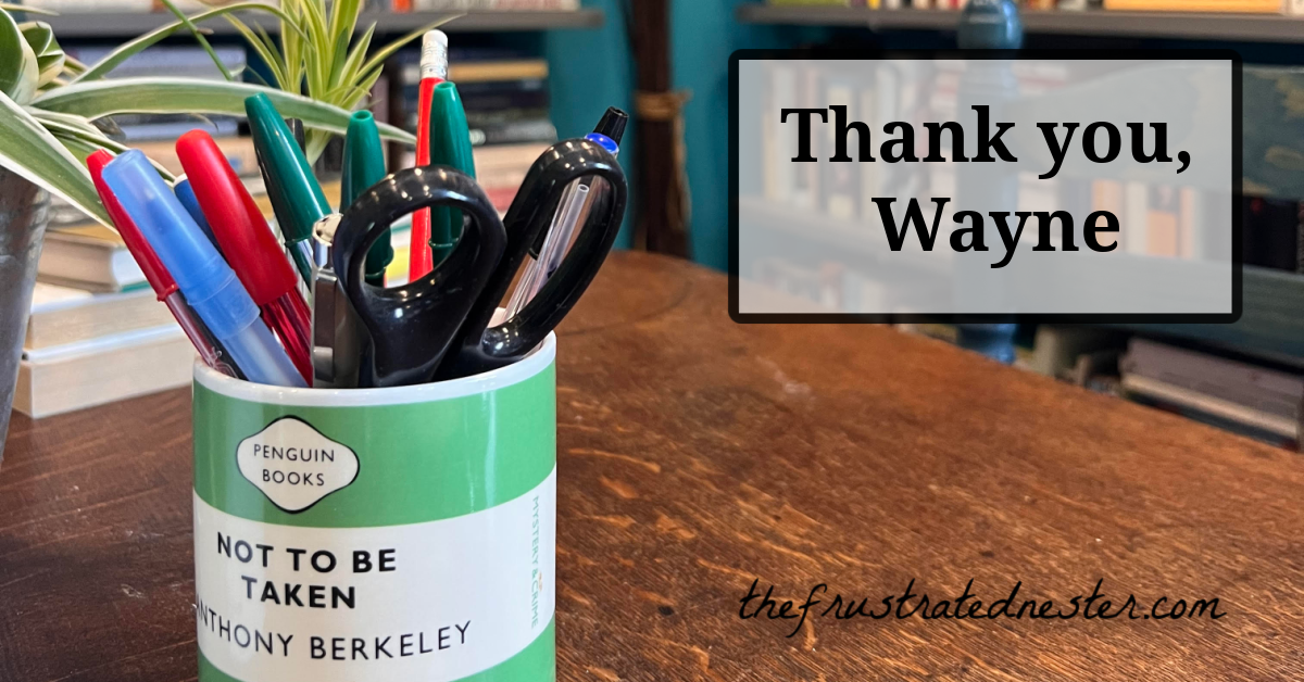 Thank you Wayne – Catriona Turner Books & Blog